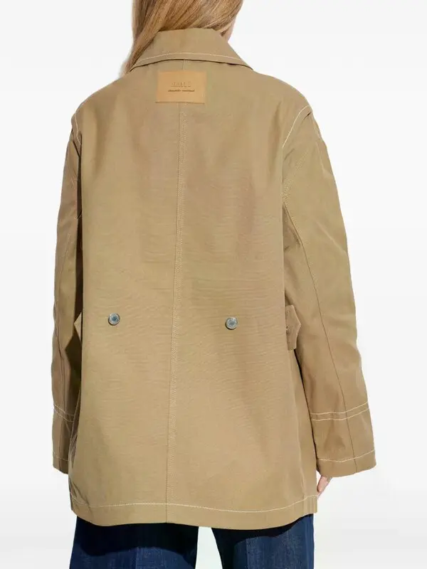 AMI Paris Contrast-stitching Overshirt