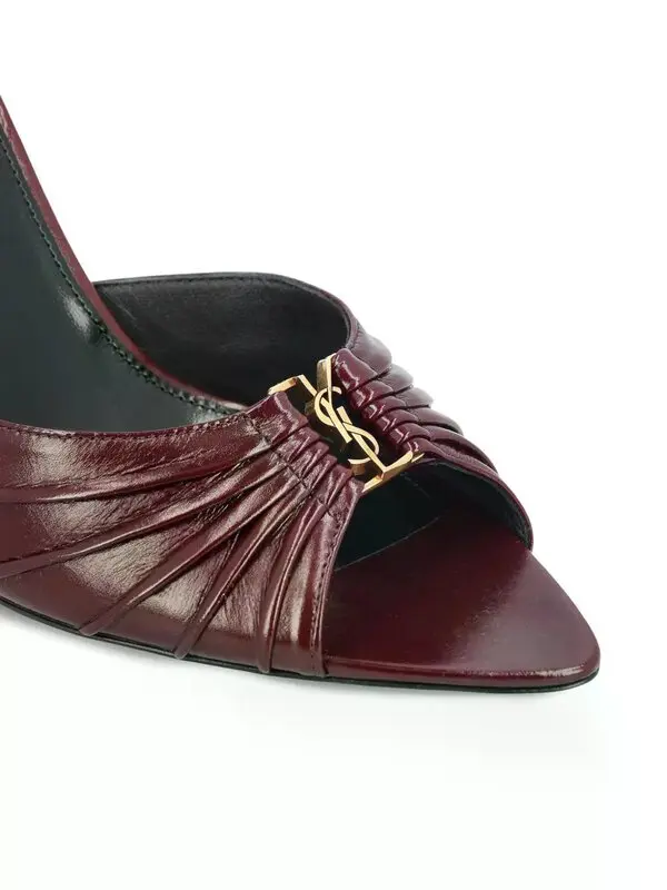 Saint Laurent Twisted Detail Stiletto Sandals