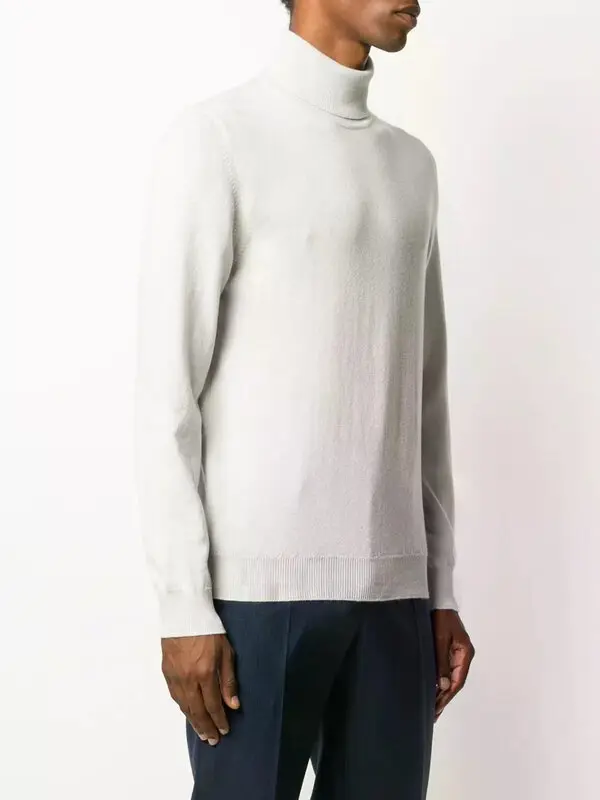Fedeli Turtleneck Jumper - Grey