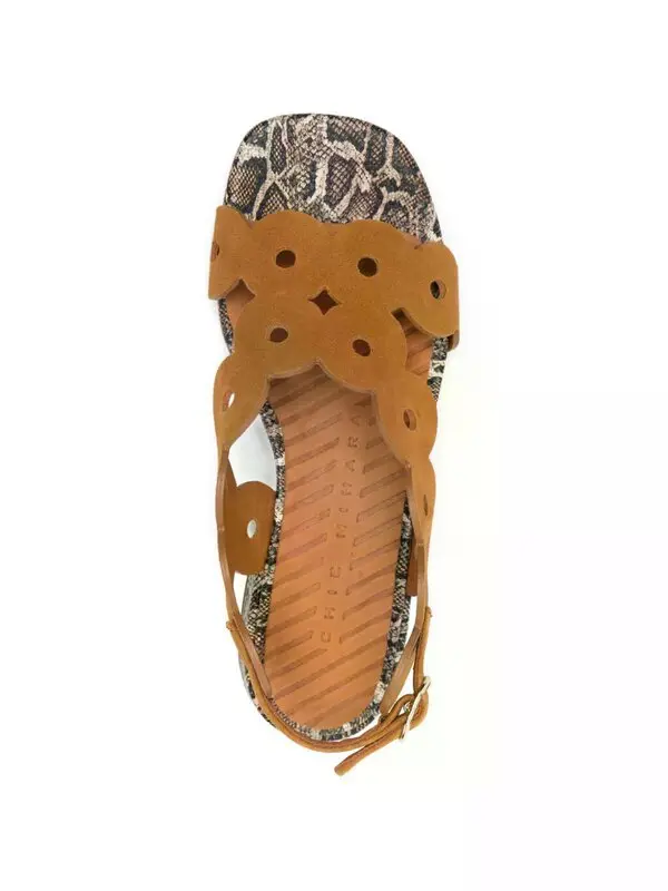Chie Mihara Suede Sandals