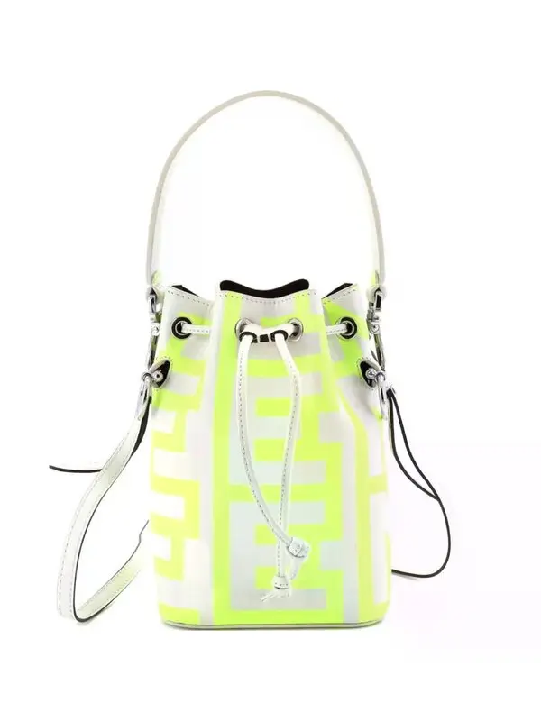 Fendi X Marc Jacobs Mon Tresor Printed Mini Bucket Bag - Grey
