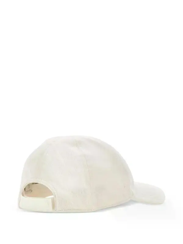 Eleventy Logo-print Cap - Neutrals