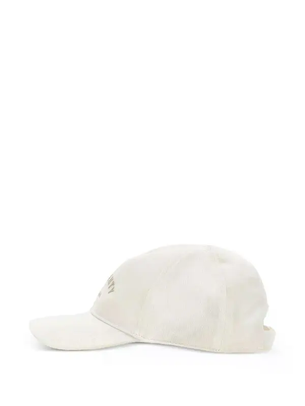 Eleventy Logo-print Cap - Neutrals