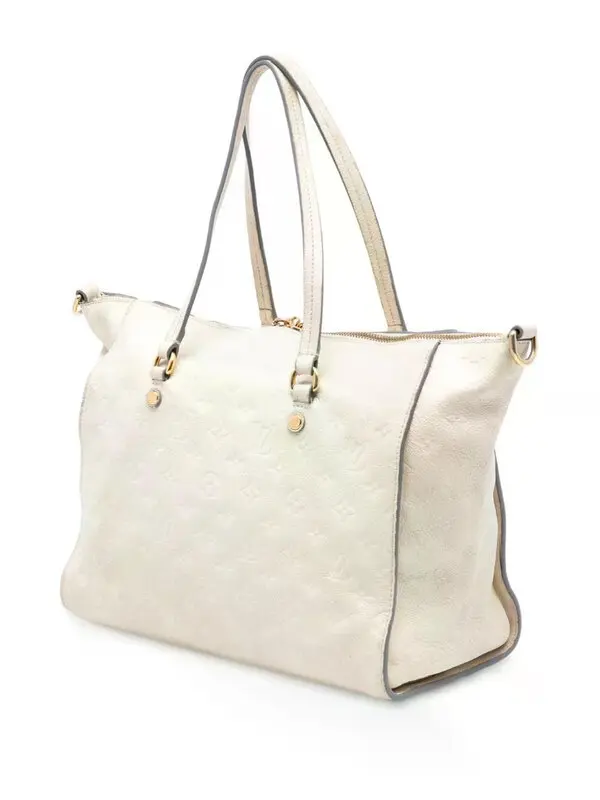 LOUIS VUITTON 2013 Monogram Empreinte Lumineuse Pm Satchel - Brown