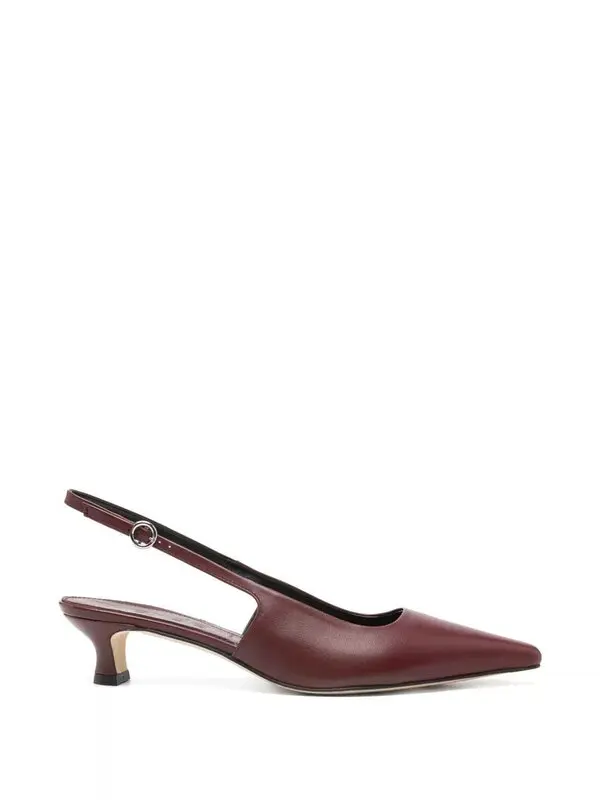AeydĒ Catrina Point-toe Slingback Pumps - Brown