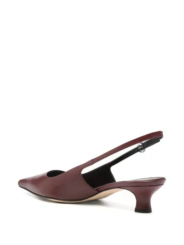 AeydĒ Catrina Point-toe Slingback Pumps - Brown
