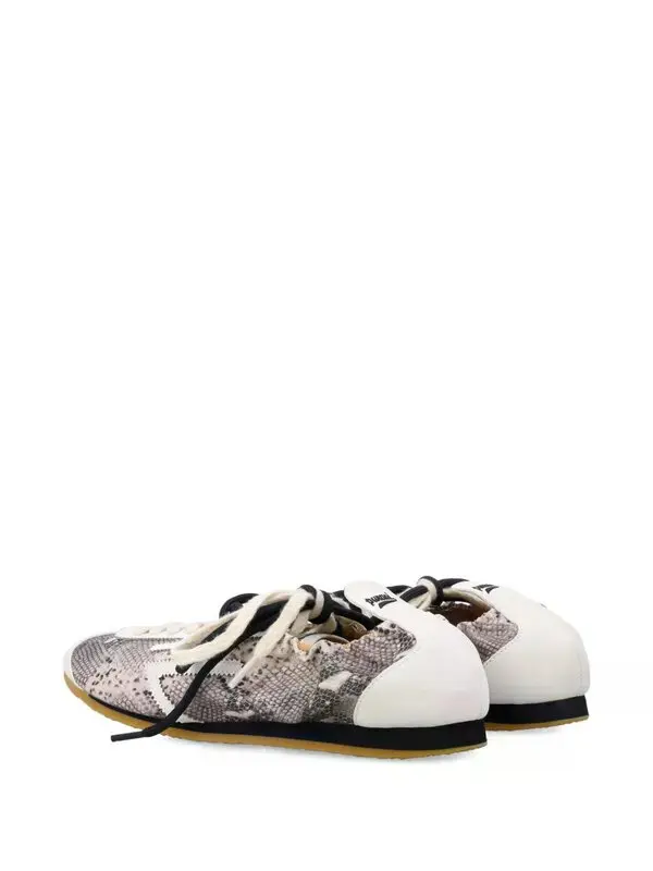 PURAAI Snakeskin Effect Sneakers