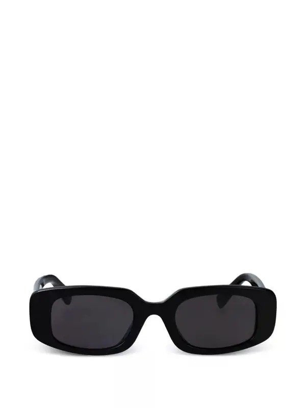 BVLGARI Tubogas Rectangle Sunglasses - Black