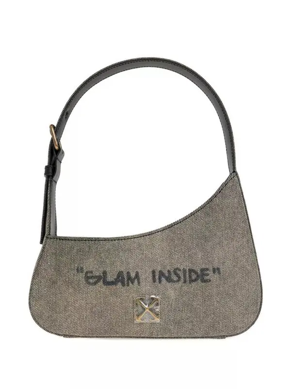 Off-White Jitney Quote Zipped Shoulder Bag