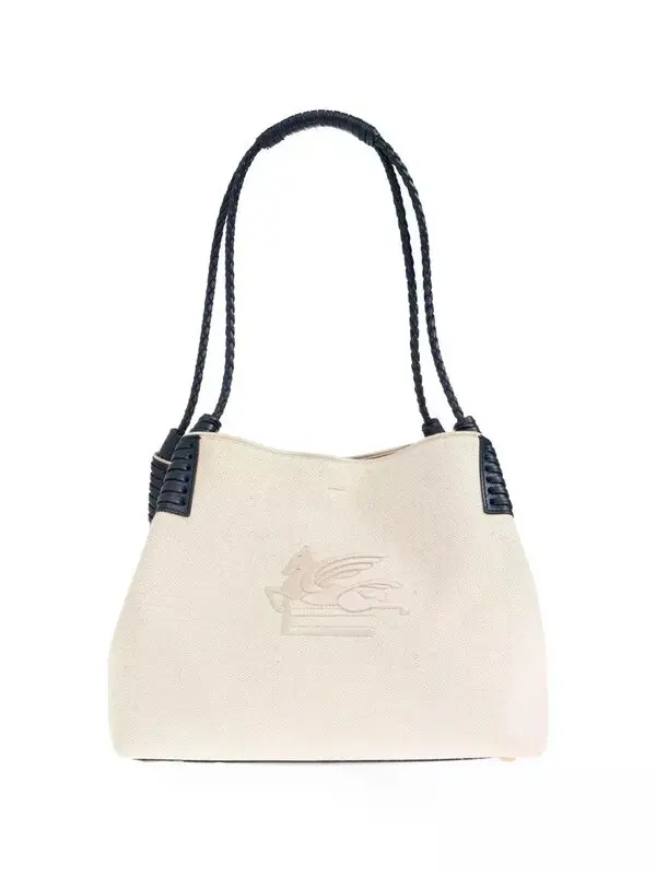 Etro Medium Tote Bag With Braided Handle