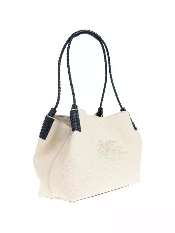 Etro Medium Tote Bag With Braided Handle