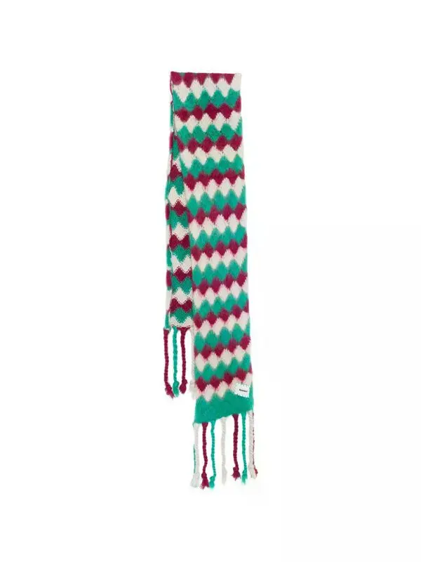 BONSAI Diamond-patterned Scarf
