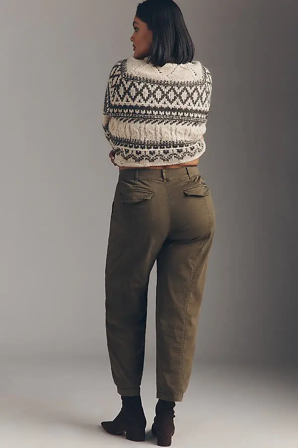 Sanctuary Boyfriend Crop Pants - Moss
