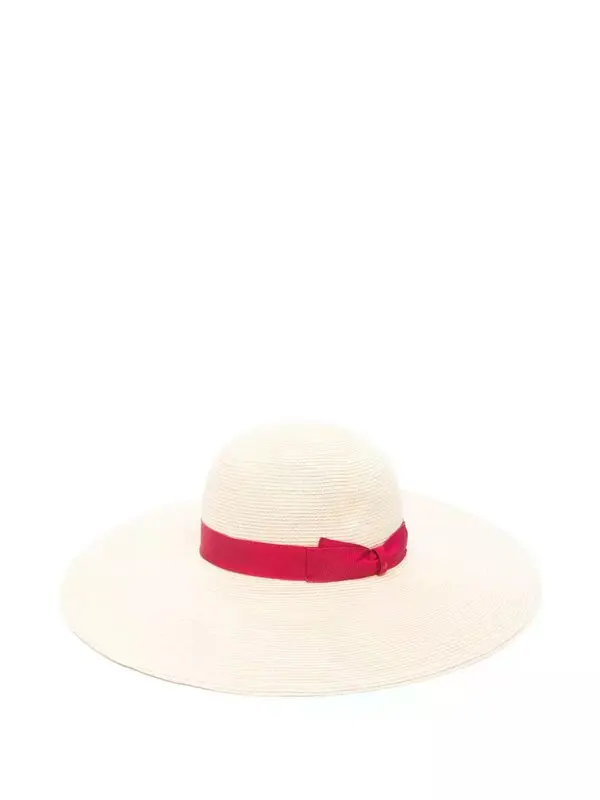 Borsalino Ribbon Panama Hat - Neutrals