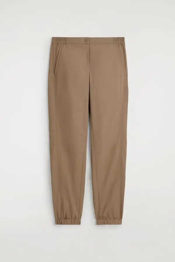 Cos Technical Nylon Barrel-leg Trousers