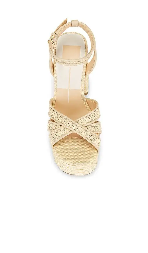 Dolce Vita Danila Raffia Platform Espadrille Sandal