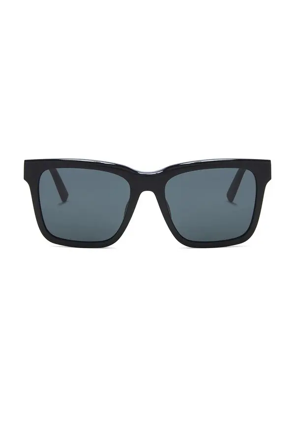 Saint Laurent Monogram Triangle Sunglasses - Black