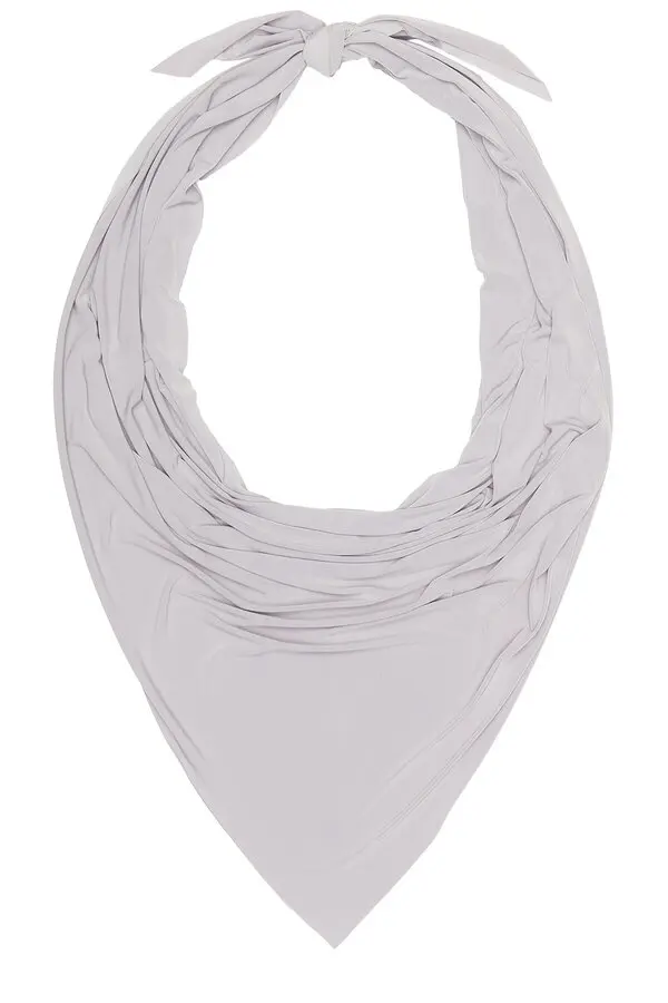 Norma Kamali X Lifestyle 54 Triangle Scarf - Grey
