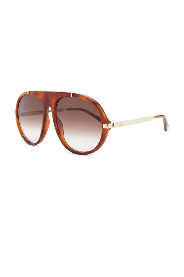 Chloé Aly Round Sunglasses