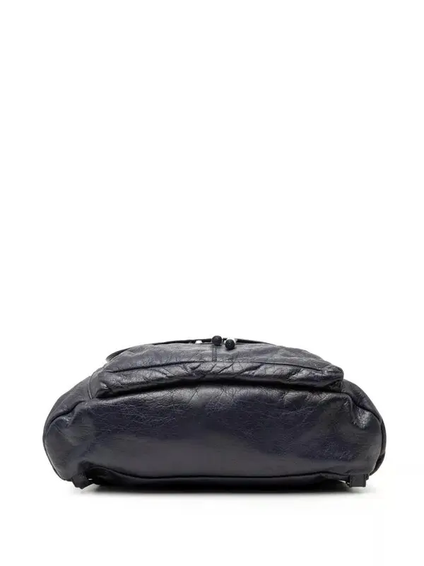 Balenciaga 2003-2022 Lambskin Motocross Classic Traveler Backpack - Blue