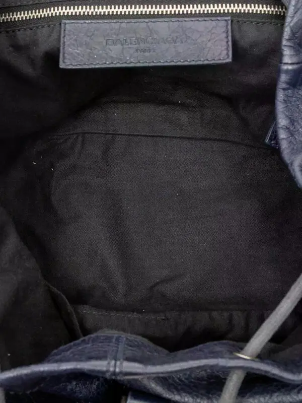 Balenciaga 2003-2022 Lambskin Motocross Classic Traveler Backpack - Blue