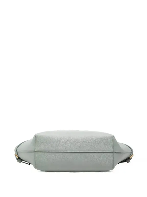 Celine 2024 Mini Grained Calfskin Cuir Triomphe Cabas Anais Tote - Grey