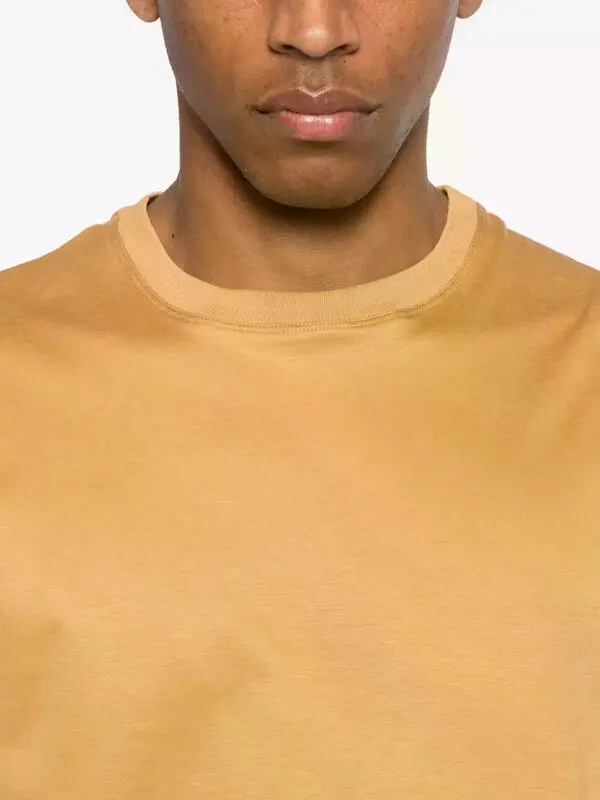 Kiton Crew-neck T-shirt - Yellow