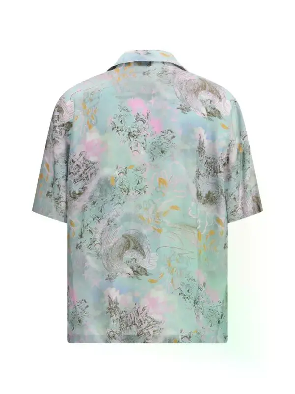 Off-White Printed Bowling Shirt