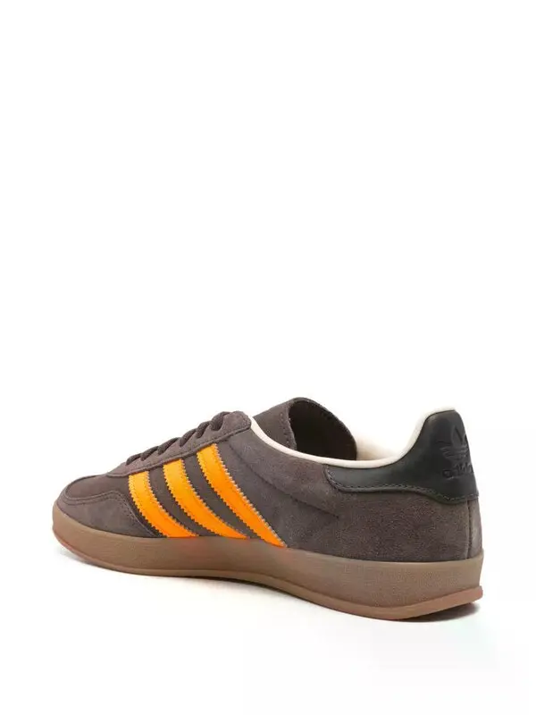 Adidas Stripes Leather Trainers - Brown