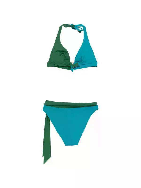 FISICO Ring Detail Tie Beachwear Set