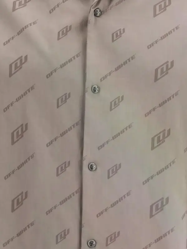 Off-White Jacquard Bowling Shirt - Neutrals