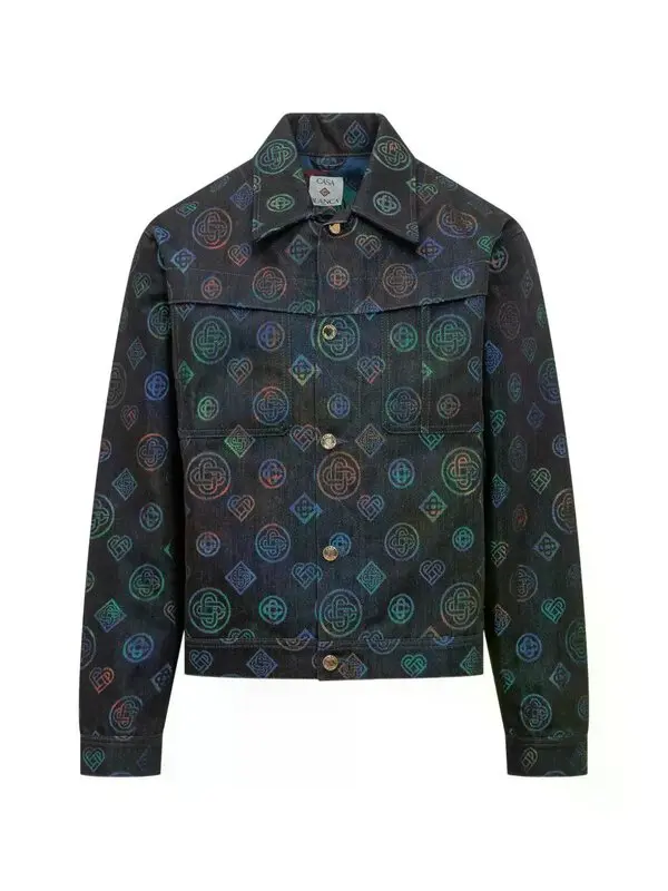 Casablanca Heatmap Pattern Cotton Jacket