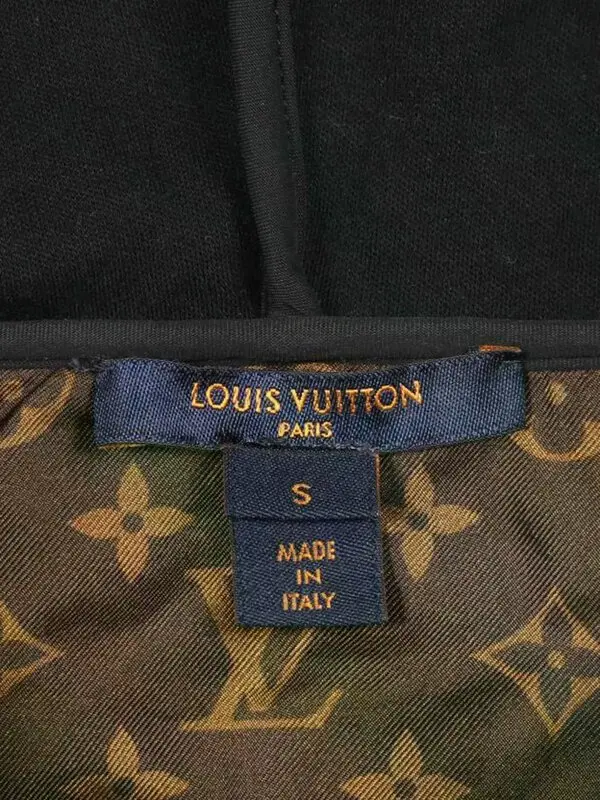 LOUIS VUITTON Long Sleeve Hoodie - Black