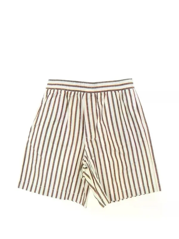Bottega Veneta 2010s Striped Shorts - White