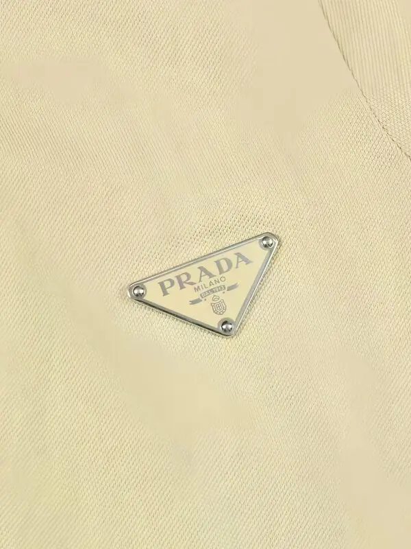 Prada Logo-plaque Polo Shirt