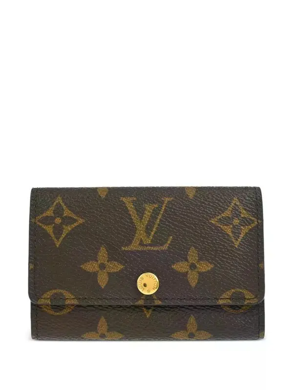 LOUIS VUITTON 2008 Monogram-pattern Key Case - Brown