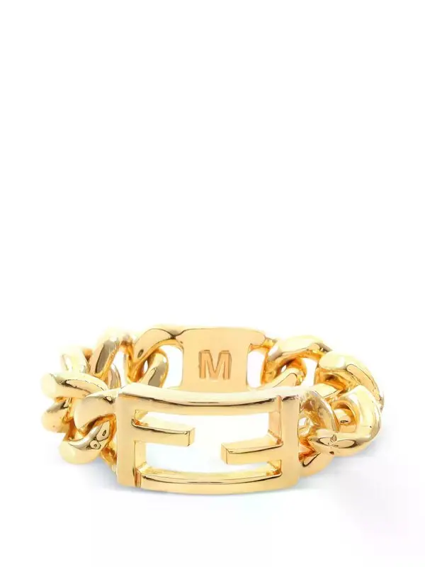 Fendi 2010s Chain Ring - Gold