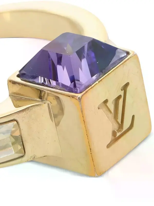 LOUIS VUITTON 2011 Gamble Crystal Ring