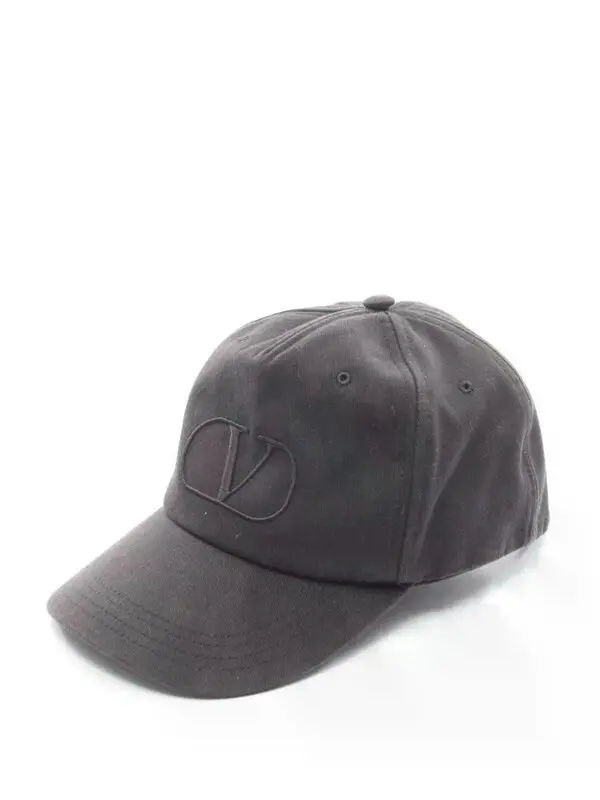 Valentino Garavani Vlogo Signature Cap - Grey