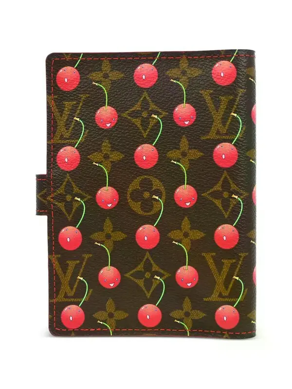 LOUIS VUITTON 2005 Cherry-print Notebook Cover