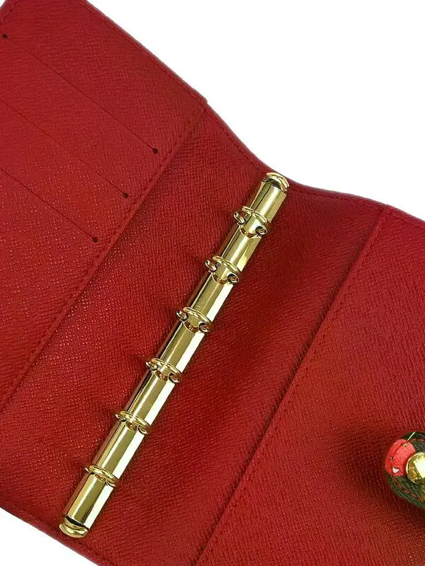 LOUIS VUITTON 2005 Cherry-print Notebook Cover