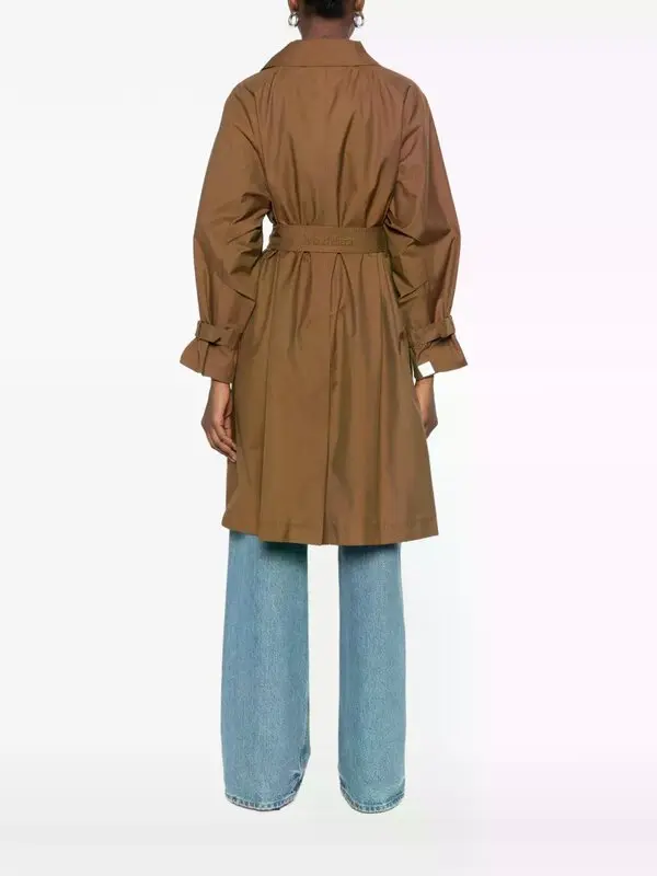 Max Mara Double-breasted Belted Coat - Brown