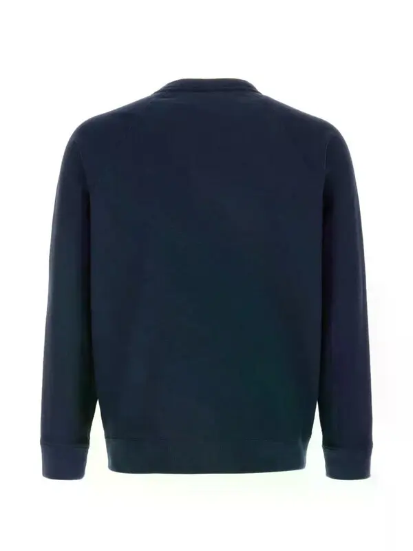 SPORTY & RICH Logo-print Sweatshirt - Blue