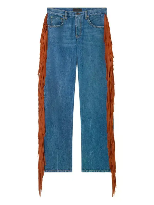 Alanui Golden Dusk Denim Jeans - Blue