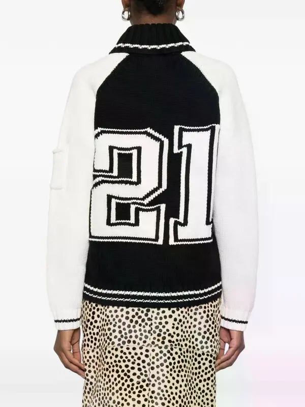 N°21 Knitted Bomber Jacket
