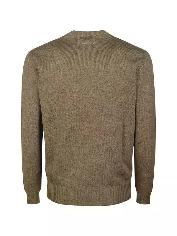 DRUMOHR Crew-neck Knitted Sweater - Green