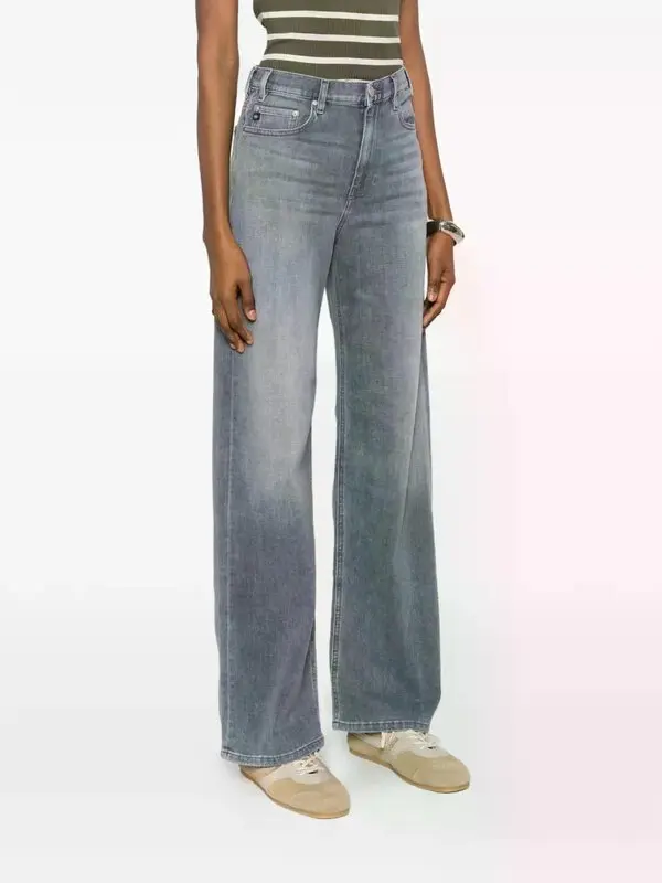 Ag Baggy Wide Leg Jeans