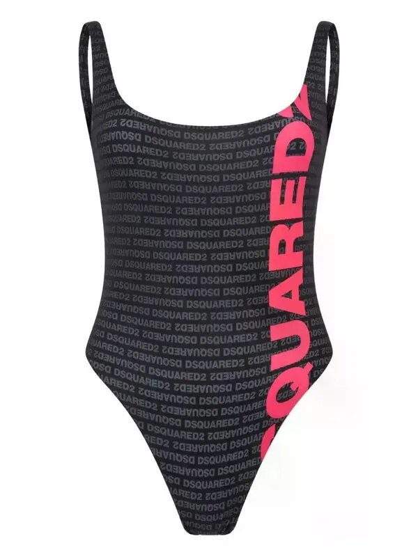 Dsquared2 Logo Swimsuit - Black