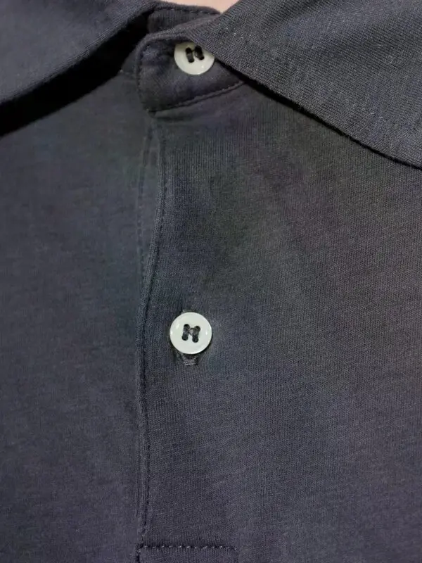 Officine Générale Bruno Button Polo Shirt