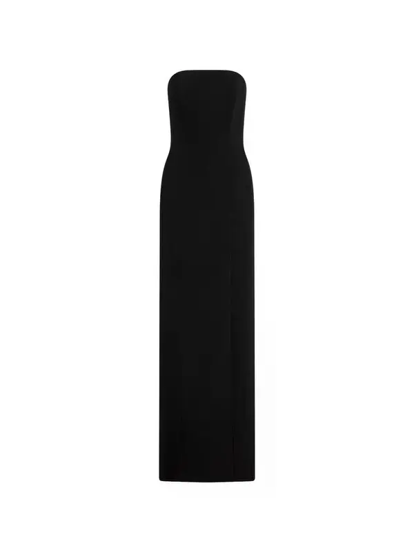 Jenny Packham Estelle Strapless Maxi Dress - Black
